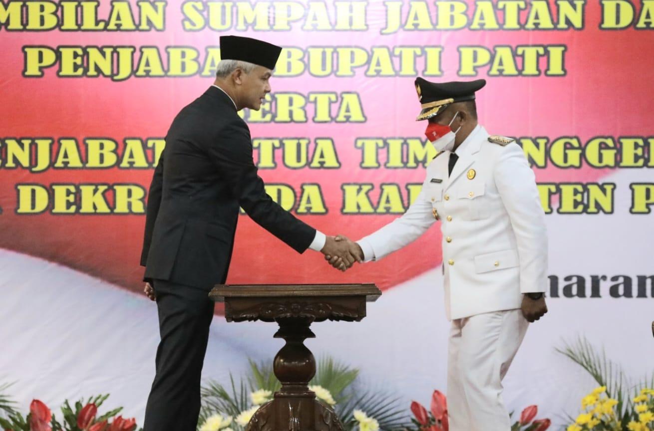 Gubernur Resmi Melantik Henggar Budi Anggoro Sebagai Pj Bupati Pati ...